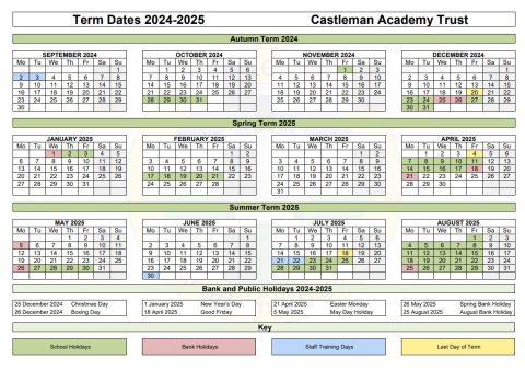Term Dates | Broadstone First School